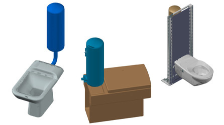 The hydropneumatic flushing system - ArchiUp.com - A free BIM & CAD ...