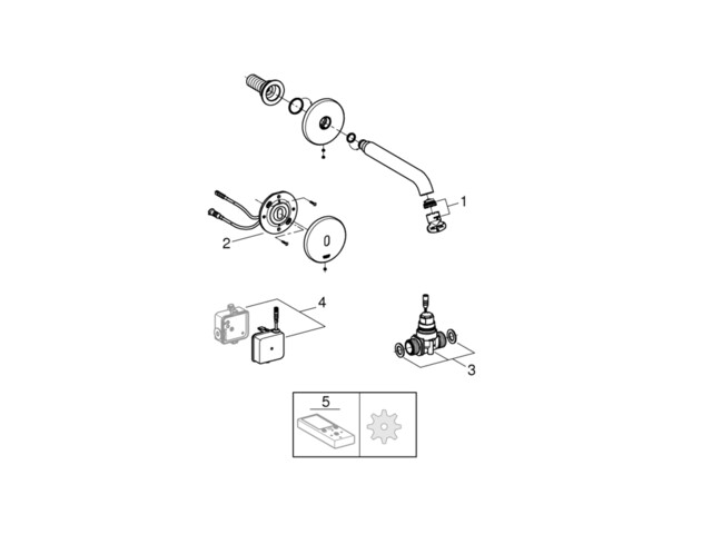 Essence E Elektroniczna bateria umywalkowa na podczerwień, bez ...