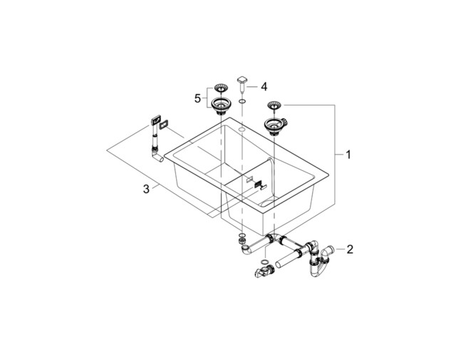 K700 Zlewozmywak kompozytowy 31657AP0 | 31657AP0 | GROHE - ArchiUp.com ...