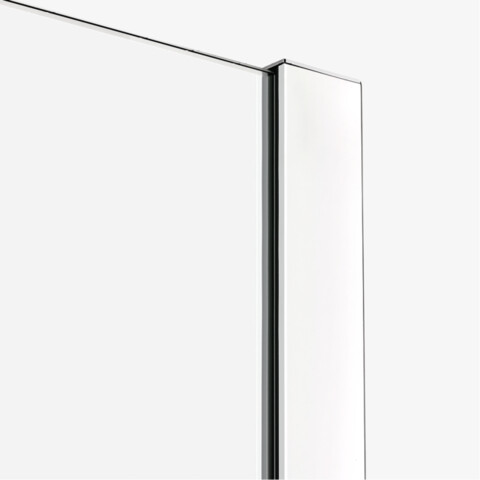 Smart walk-in shower enclosure, sliding, slanted bracket, railing | NEW ...