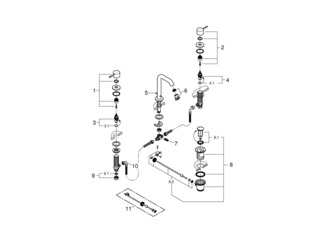 Allure Brilliant Private Collection Wolnostojąca bateria wannowa ...
