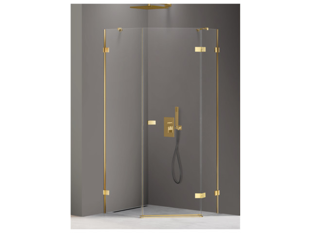 AVEXA GOLD SHINE KABINA PIĘCIOKĄTNA ASYMETRYCZNA | NEW TRENDY - ArchiUp ...