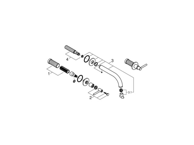 Essence Bateria umywalkowa, Rozmiar XL 24170KF1 | 24170KF1 | GROHE ...