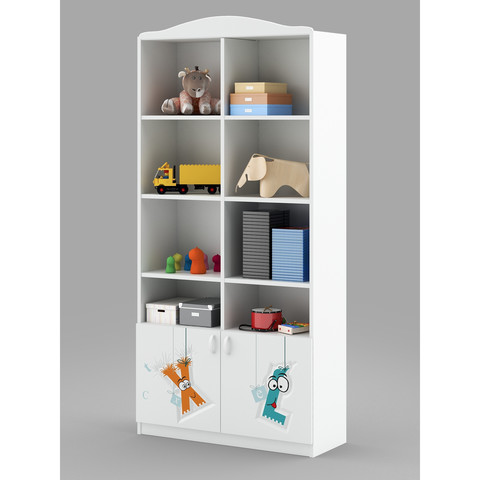 Bookcase 90 FUNNY ABC | 86 Regał 90 FUNNY ABC | MEBLIK - ArchiUp.com ...