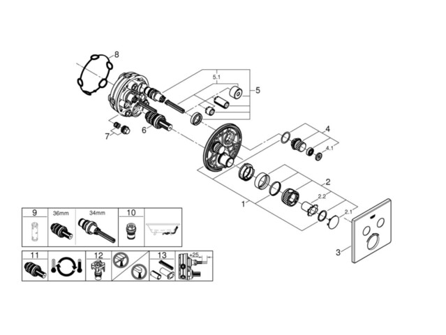 Silverflex Wąż prysznicowy TwistStop 1250 28362DA0 | 28362DA0 | GROHE ...