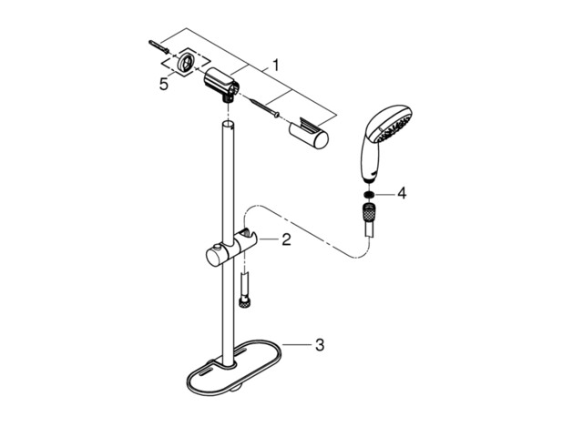 Tempesta 100 Zestaw prysznicowy, 4 strumienie 28436002 | 28436002 ...
