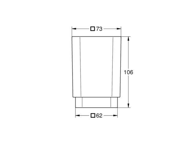 Selection Cube Szklanka 40783000 | 40783000 | GROHE - ArchiUp.com - A ...