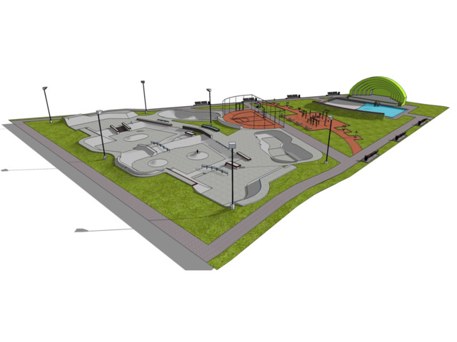 Skatepark 1700 m2 | Skatepark 1700 m2 | Grupa Techramps - ArchiUp.com ...