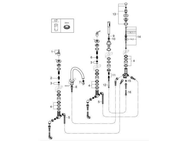Zawór kątowy, DN 15 22074KF0 | 22074KF0 | GROHE - ArchiUp.com - A free ...