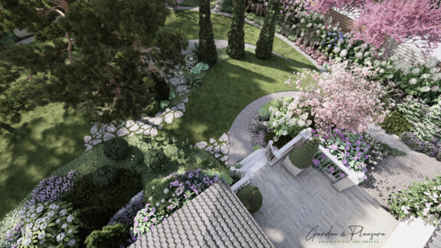 PROJEKT OGRODU PRZY WSPÓŁCZESNYM DWORKU | GARDEN AND PLEASURE ...
