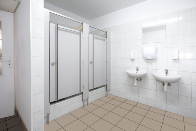 SHOWER CUBICLES WITH DOORS - HPL | ALSANIT - ArchiUp.com - A free BIM ...