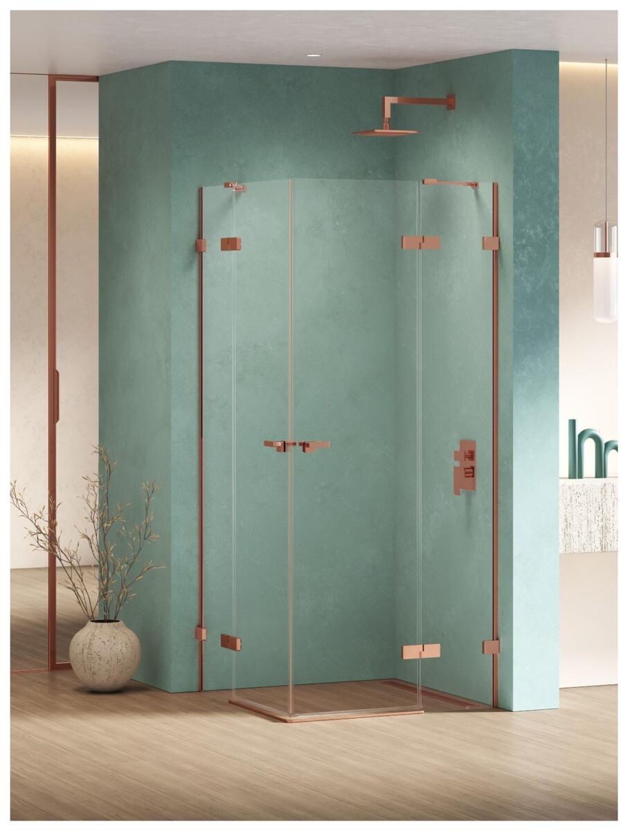 Eventa Copper Shine shower enclosure, double doors | NEW TRENDY ...