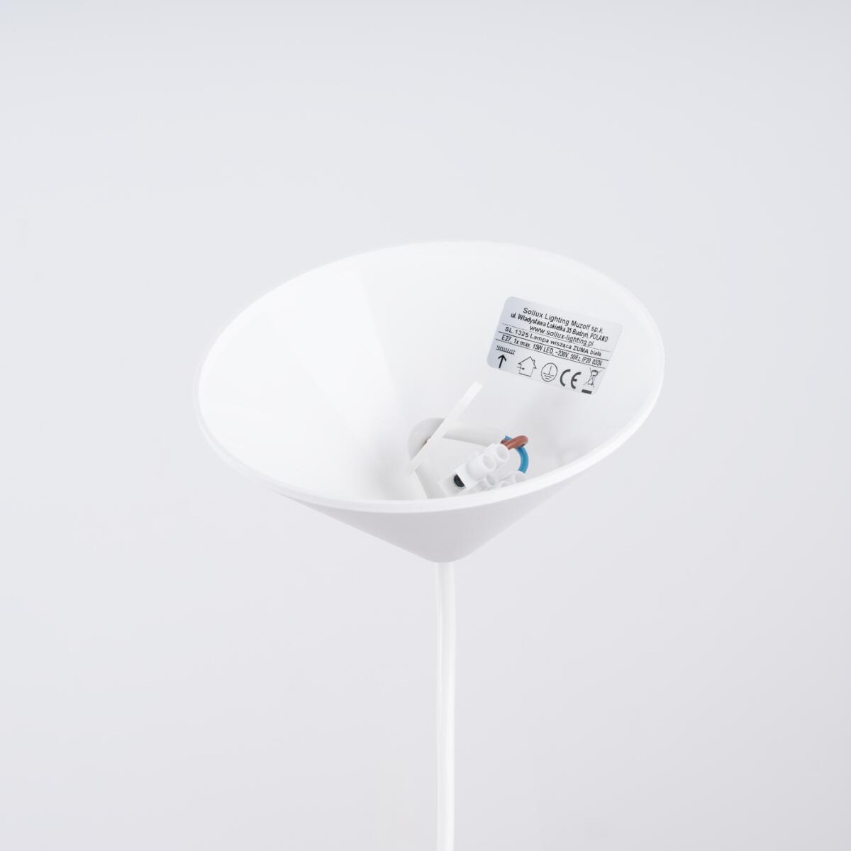 Lampa wisząca ZUMA biała | SL.1325 | SOLLUX LIGHTING - ArchiUp.com - A ...