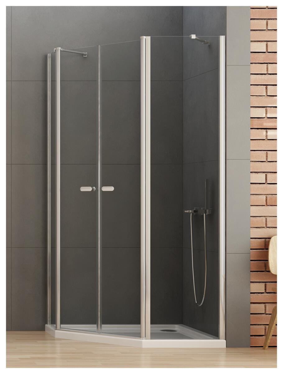 New Soleo shower cabin, pentagonal, asymmetrical, double door | K-0611 ...