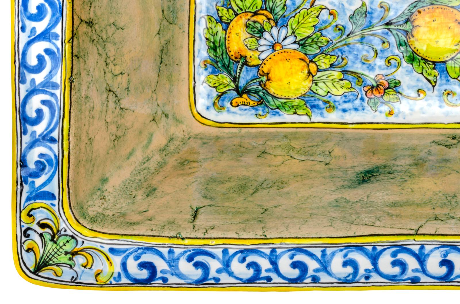 Mela- Italian hand-painted kitchen sink | UM-lavr11-prost62x46 ...