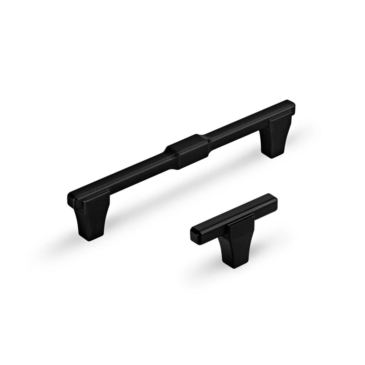 Gałka do mebli czarny mat typu T-bar Littera 24245Z05000.N2 ...