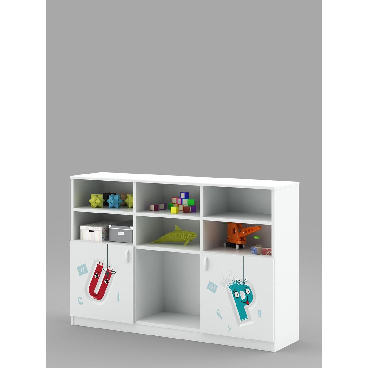 Bookcase low 135 FUNNY ABC | 89 Regał niski 135 FUNNY ABC | MEBLIK ...