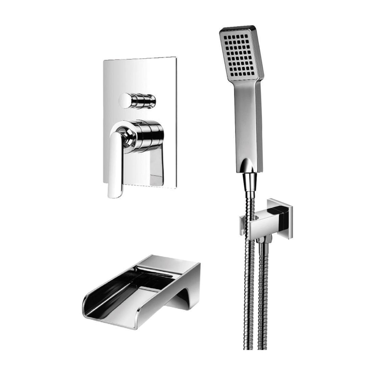 CASCADE SYSCAW01CR - Bath system for concealed installation, chrome ...