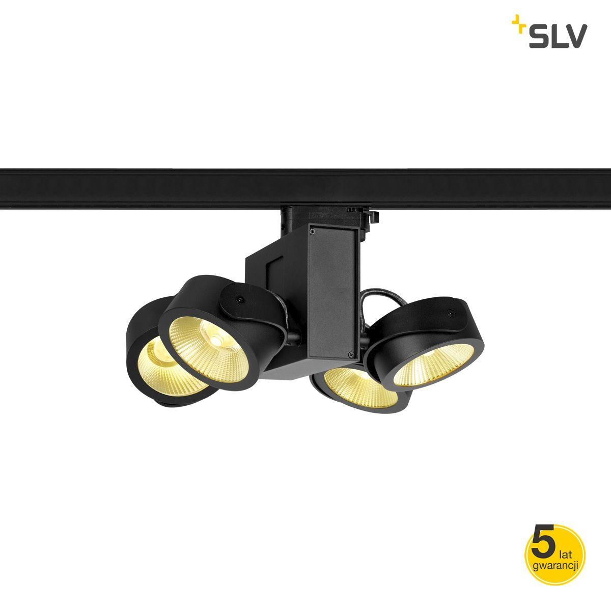 TEC KALU LED TRACK POCZWÓRNA CZARNY 24° DO SYSTEMU 3 FAZOWEGO | 1001429 ...