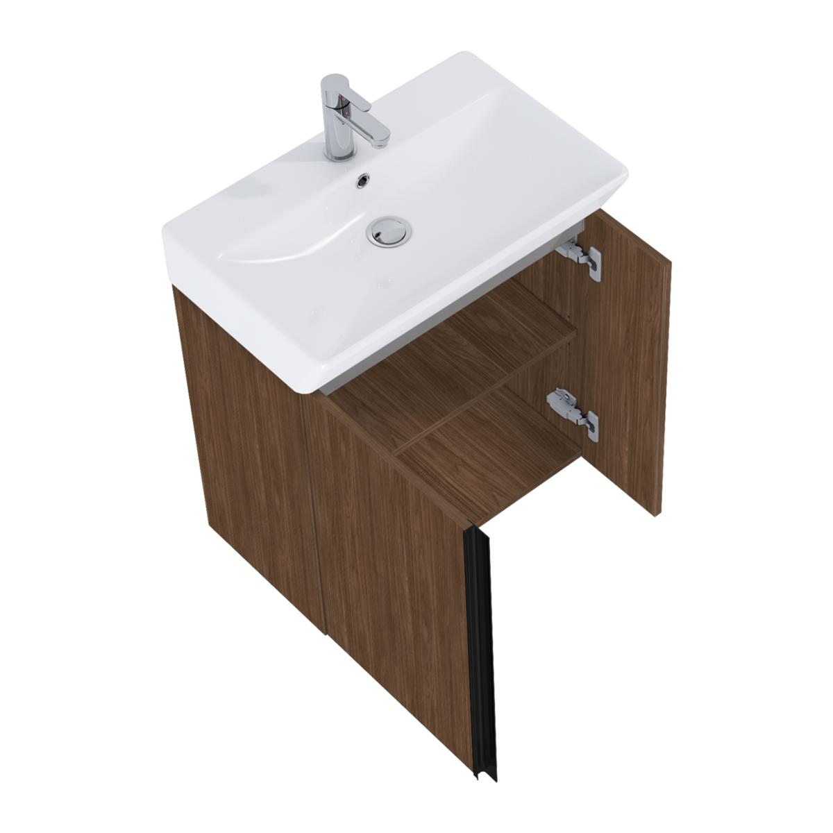 SET SKYE 60 2D LINCOLN WALNUT WALL HUNG | 168771 | ELITA - ArchiUp.com ...