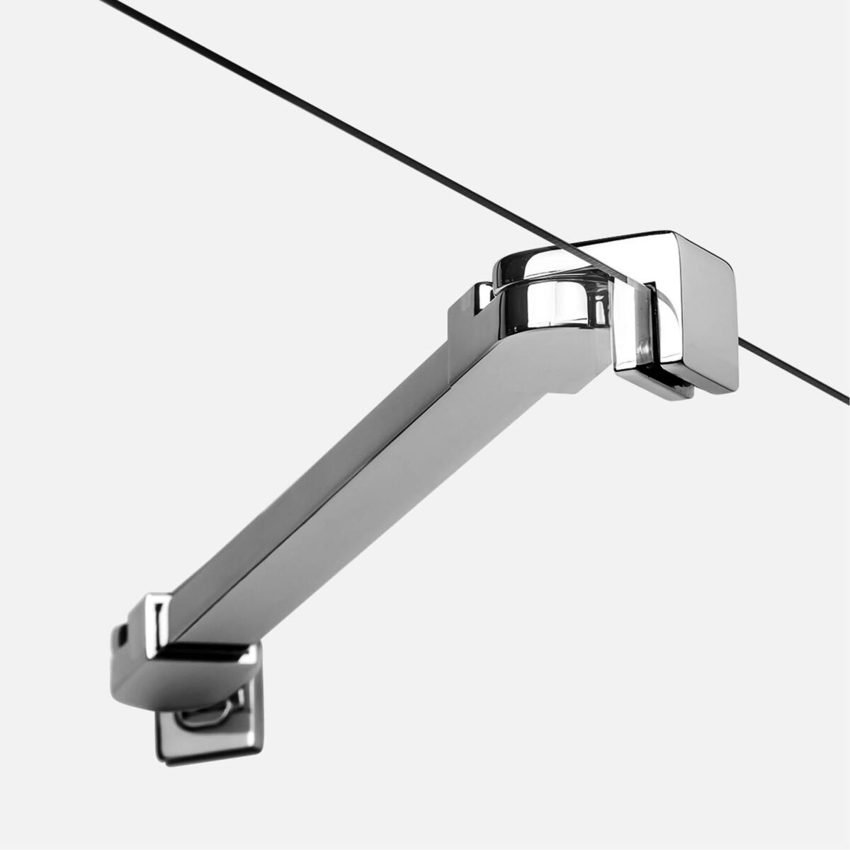 New Soleo shower enclosure, single door, sloping bracket, plus hinged ...