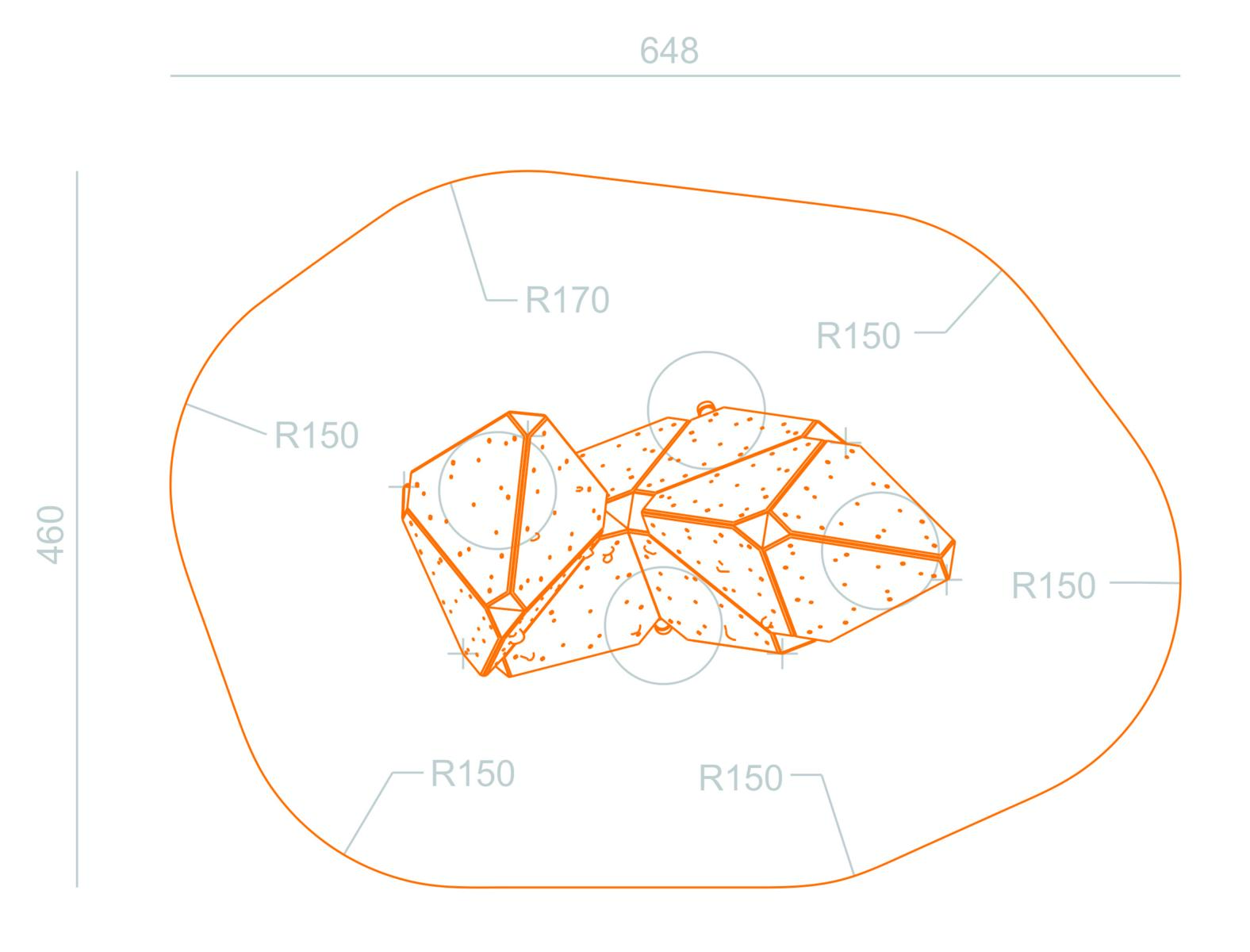 Climbing wall ZigZag Boulder Y002 | Grupa Techramps - ArchiUp.com - A ...