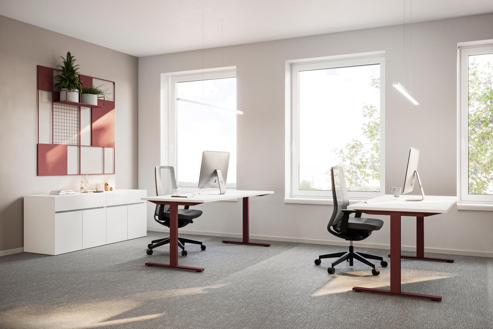 Desks T Multibase | BALMA - ArchiUp.com - A free BIM & CAD objects library