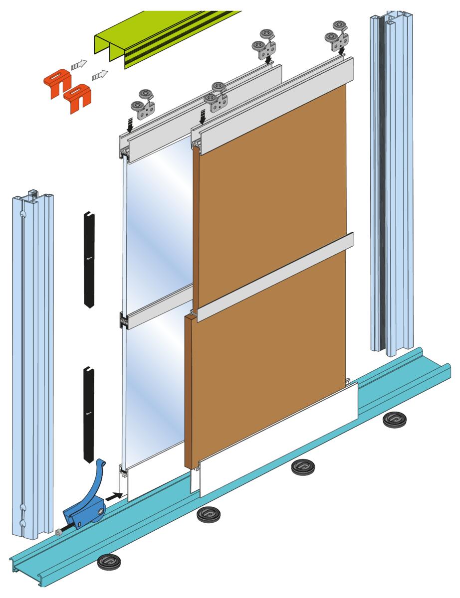 Twin -system for sliding door | Laguna Fabryka Okuć S.A. - ArchiUp.com ...