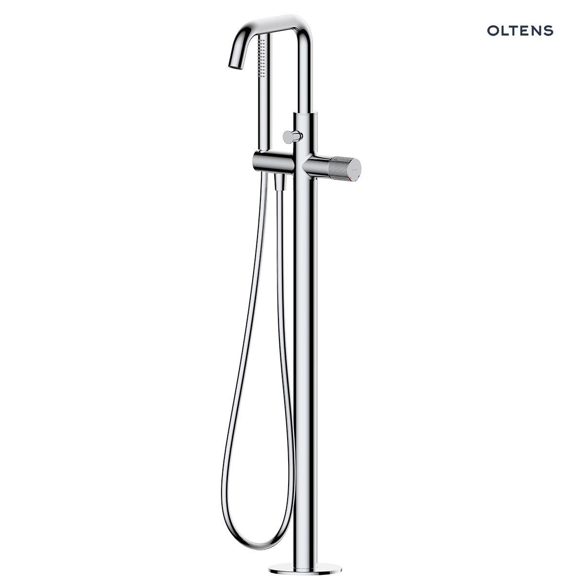 Oltens Hamnes bateria wannowo-prysznicowa wolnostojąca chrom | 34302100 ...