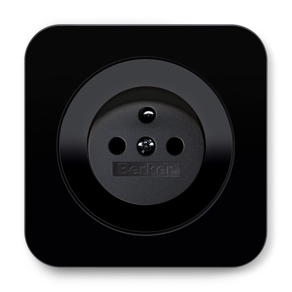 Berker R.1 Gniazdo z uziemieniem | Hager - ArchiUp.com - Biblioteka 3D