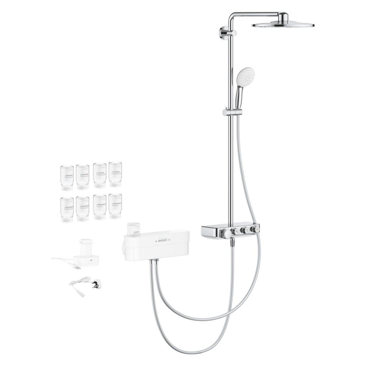Shower system with thermostat | 105813 000 0 | GROHE - ArchiUp.com - A ...