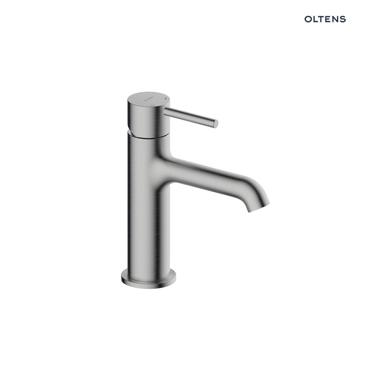 Oltens Molle Slim basin pillar mixer tap, nickel 32203910 | 32203910 ...