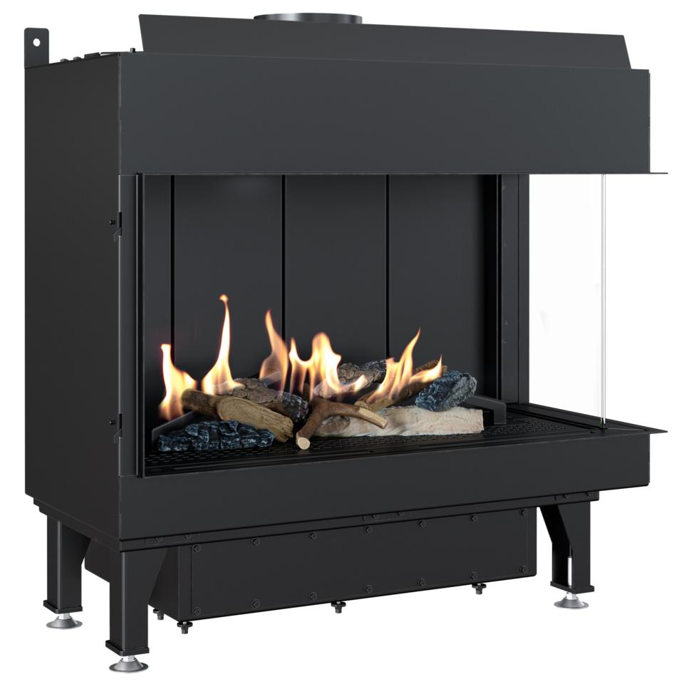 Gas fireplace LEO 70 right for natural gas | LEO/P/70 | Kratki.pl Marek ...
