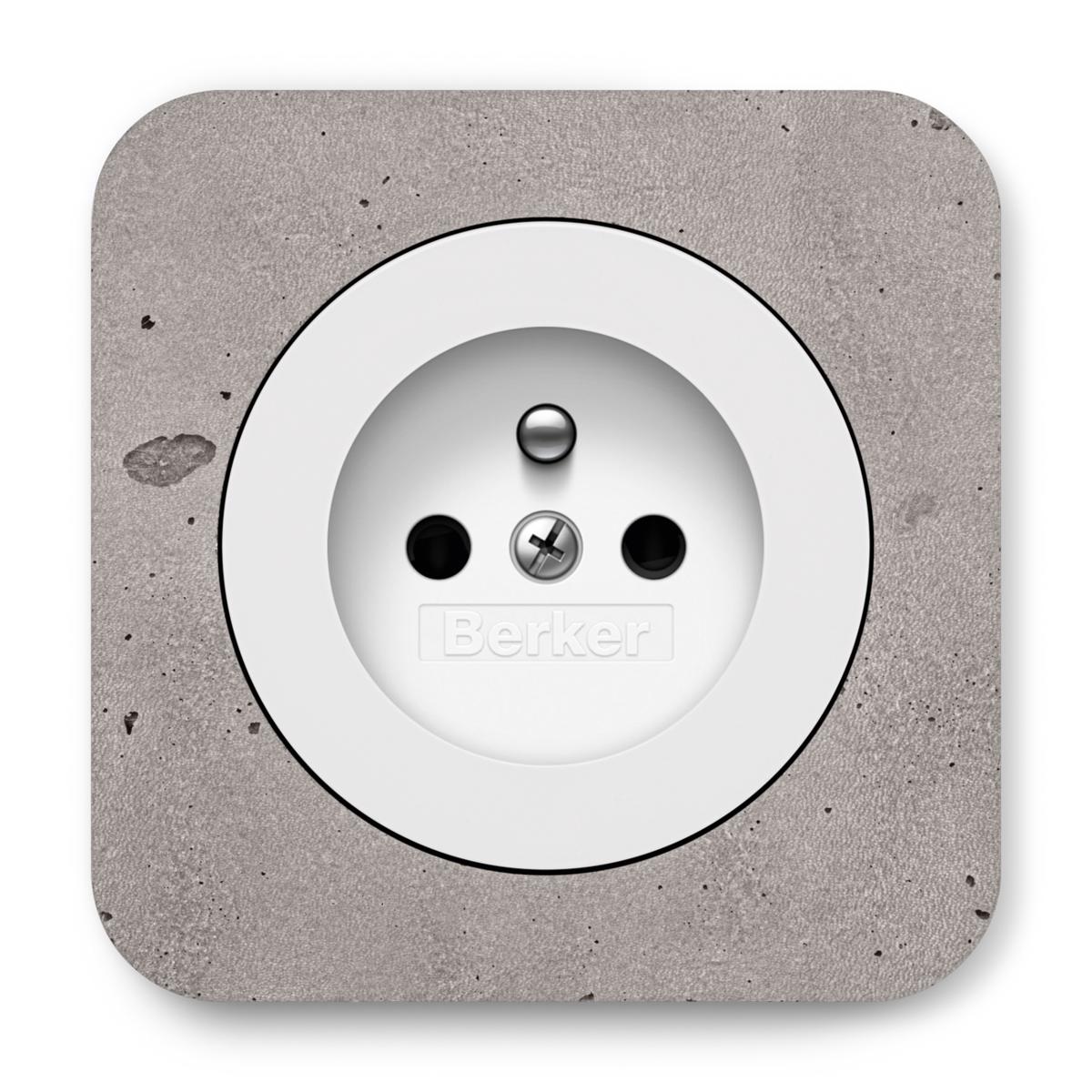 Berker R.1 Gniazdo z uziemieniem | Hager - ArchiUp.com - Biblioteka 3D