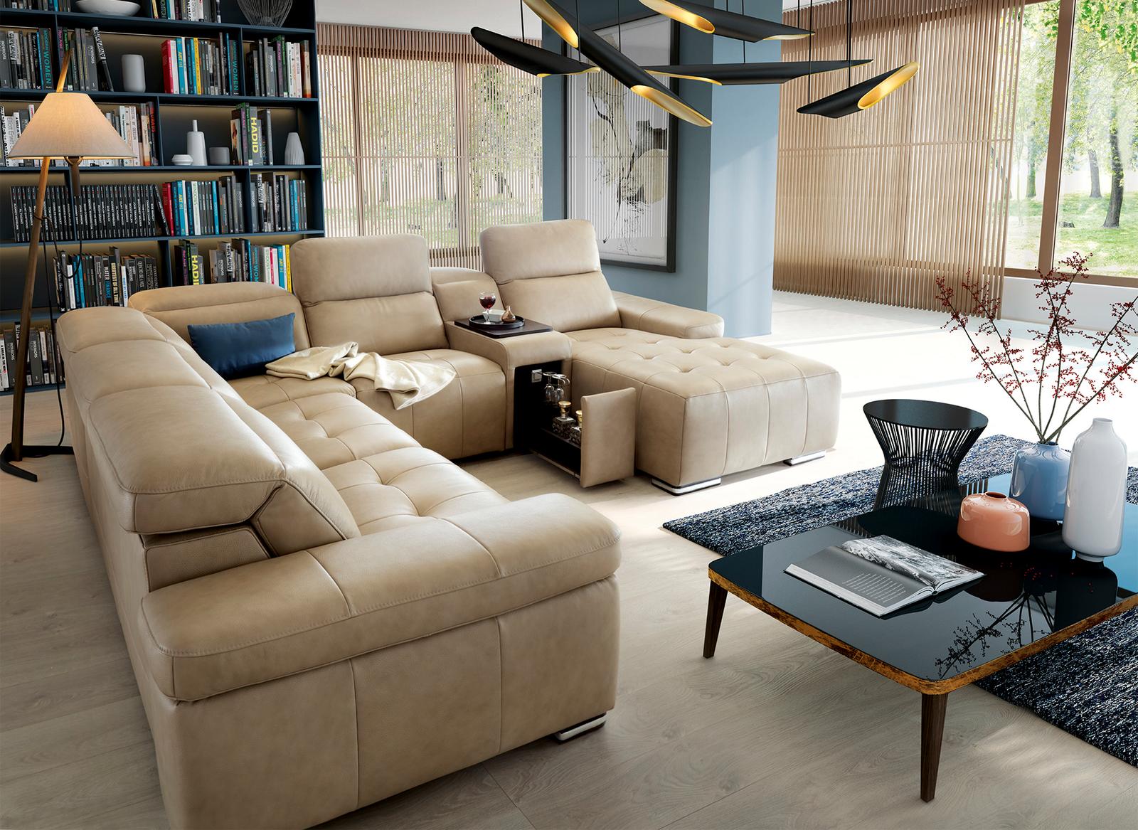 Modular system / corner sofa Domo | Domo | Gala Collezione - ArchiUp ...