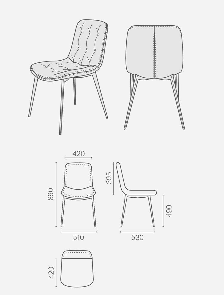 FERRARA CHAIR | KLER SA - ArchiUp.com - A free BIM & CAD objects library
