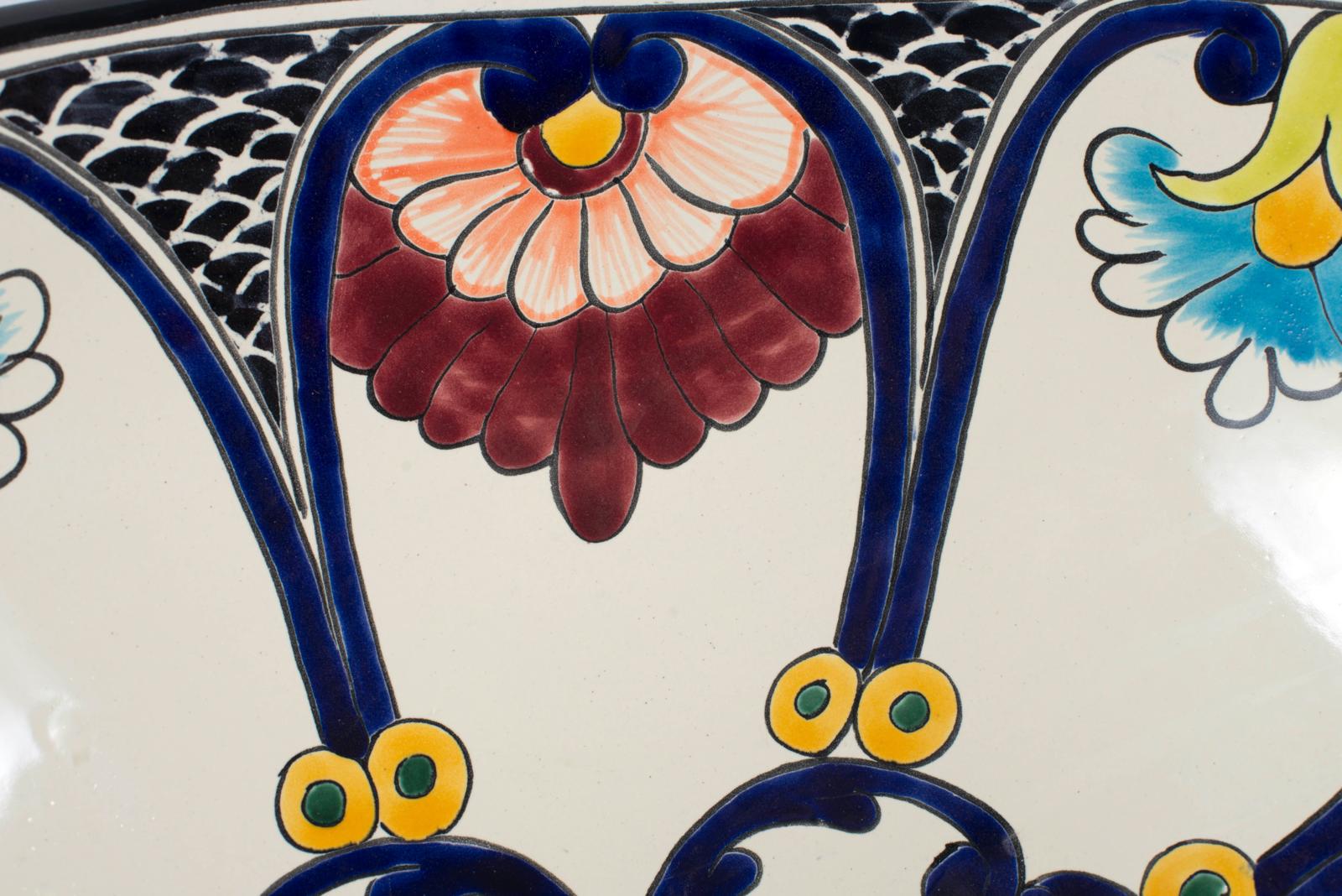 Hermosa - hand-painted countertop basin from Mexico | UN-LODKA-A15 ...