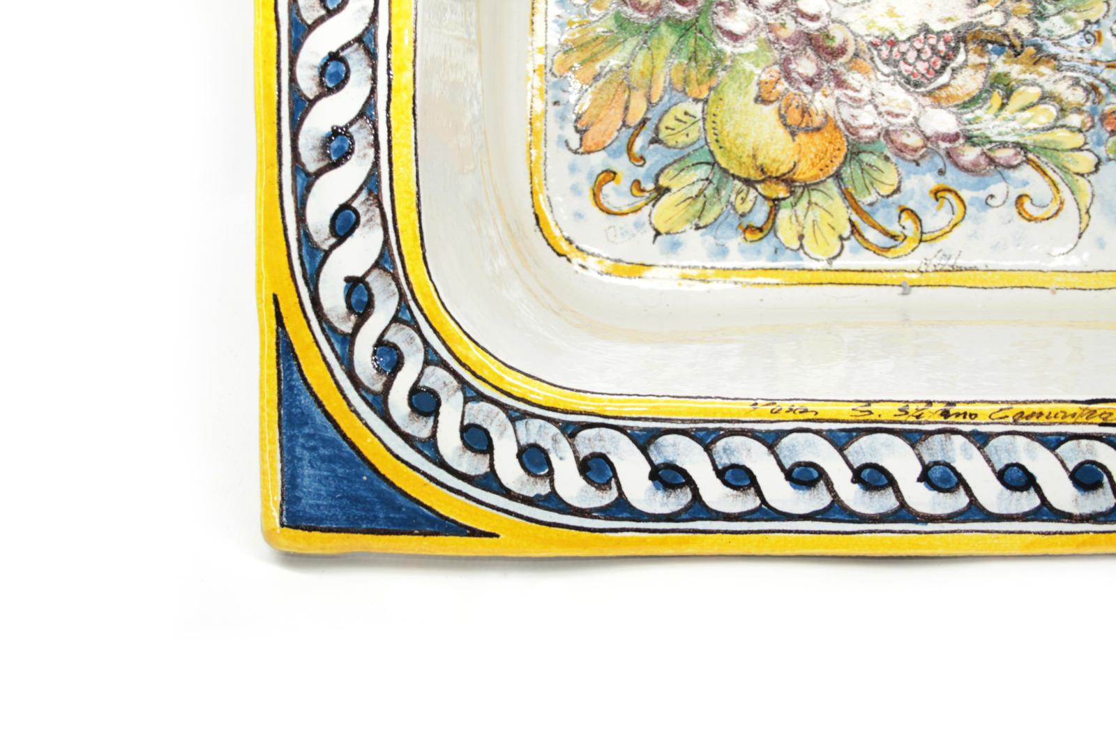 Giulia - Italian hand-painted kitchen sink | Um-lavq12-52x52 | Cerames ...