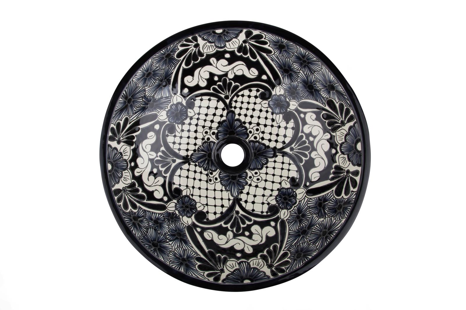 Serena - hand-painted spherical covering basin from Mexico | UN-KULISTA ...