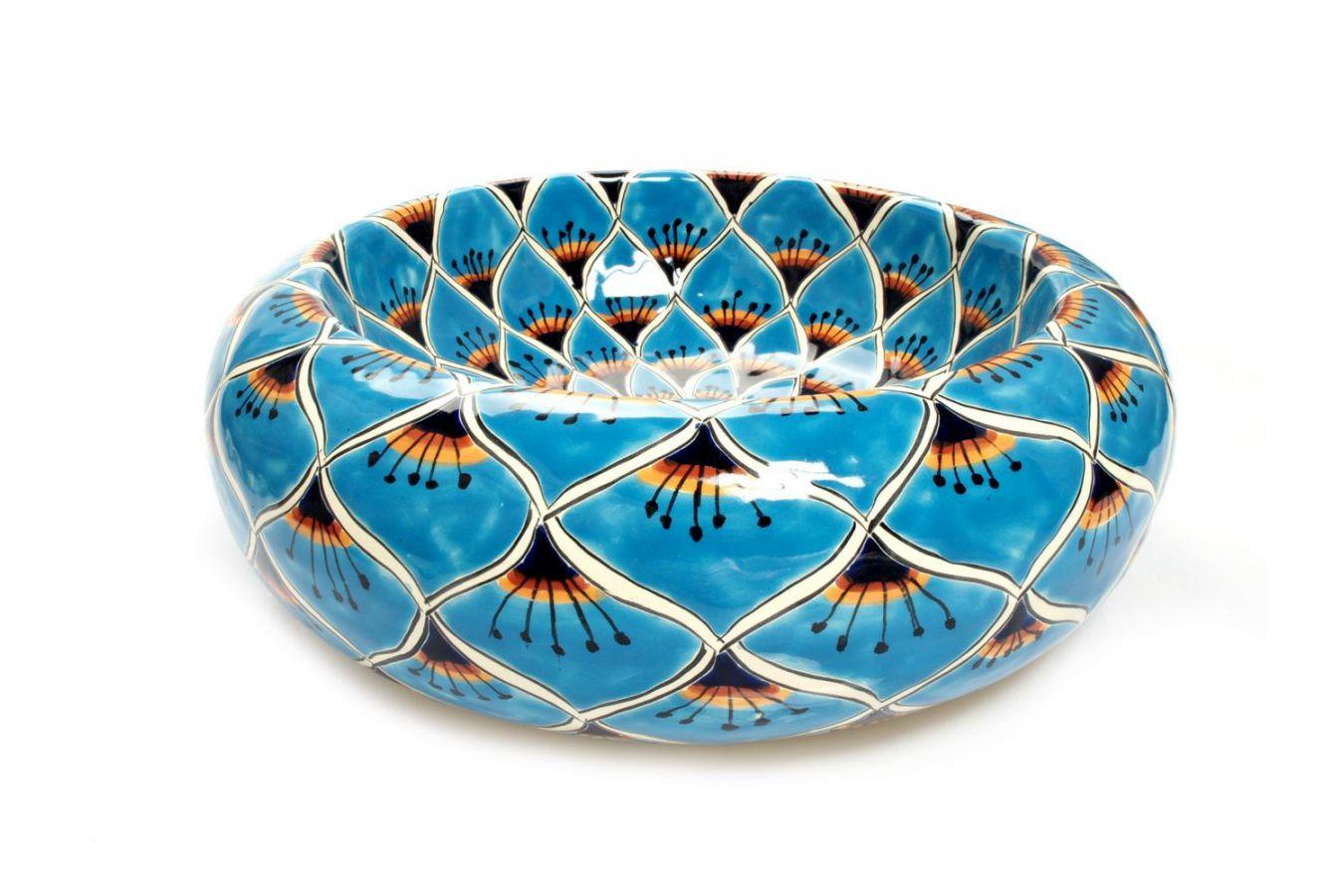 Azura - hand-painted basin from Mexico | UN-OBLA-A1 | Cerames - ArchiUp ...