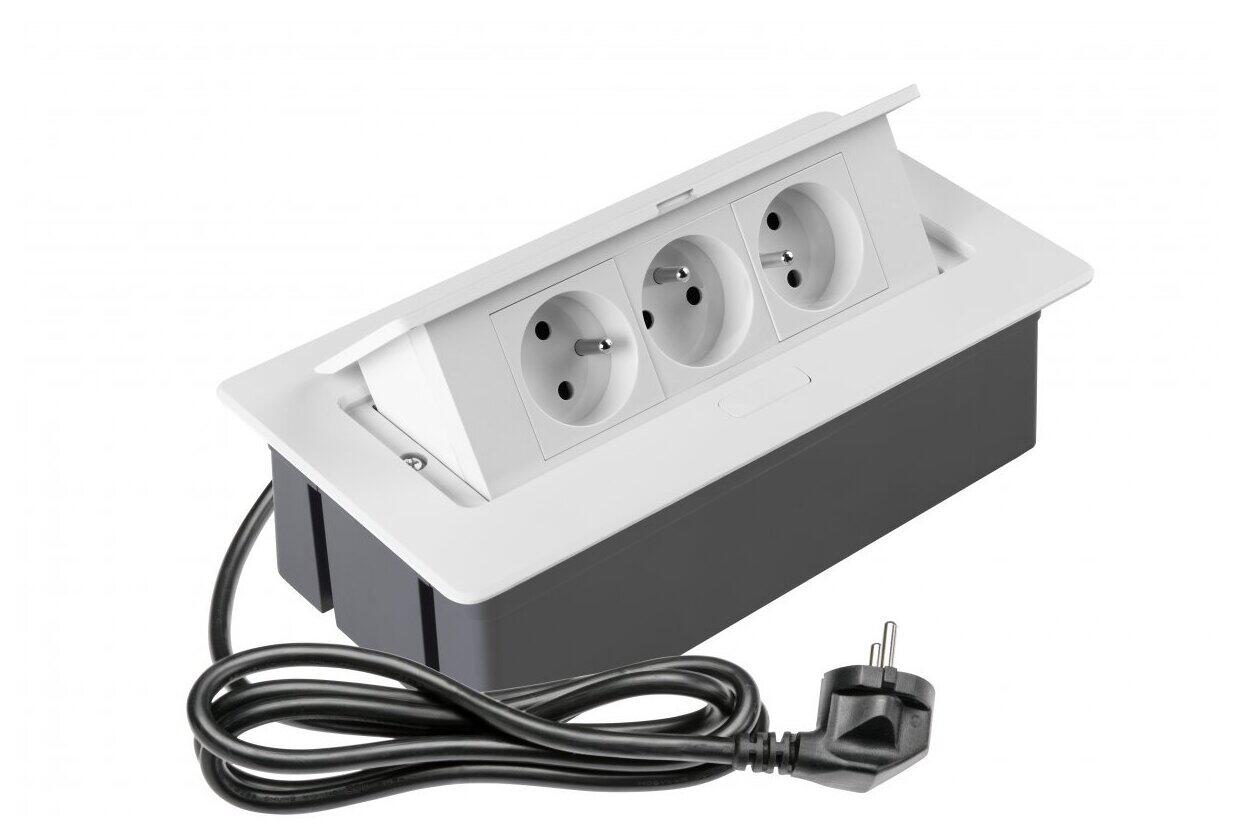 SOFT pull-out power socket, power cable 1,5m | AE-PBSC3GU-10 | GTV ...
