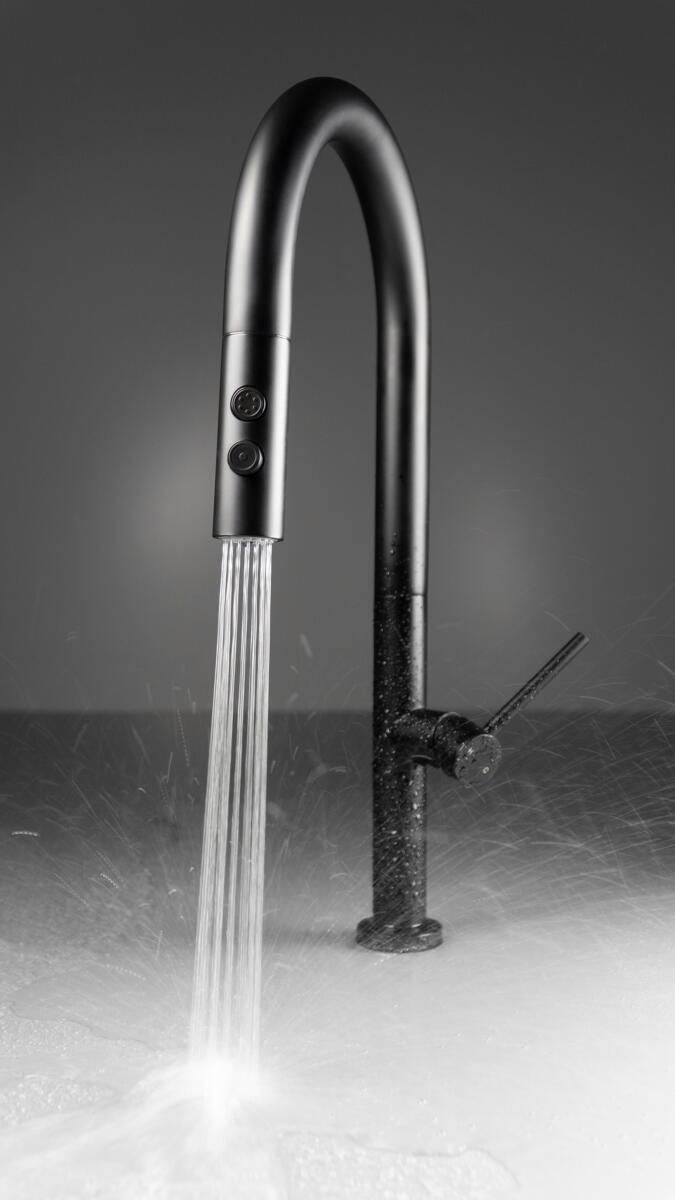 OLFATO Kitchen tap, with pull-out spout - 2 stream types | BQO_x72M ...