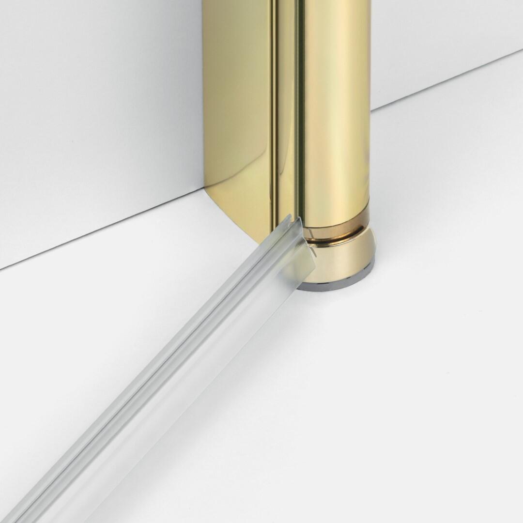 New Soleo Light Gold pentagonal shower enclosure, single door | K-1664 ...