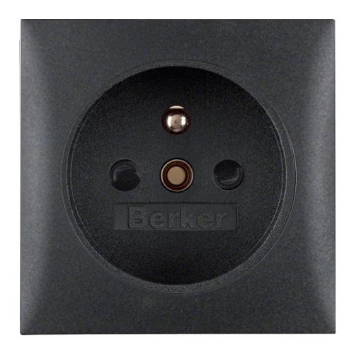 Berker Integro Flow Gniazdo z uziemieniem IP44 | Hager - ArchiUp.com ...