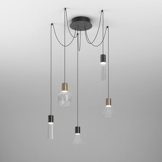 MODERN GLASS LED spider suspended | M11095 | AQForm - ArchiUp.com - A ...