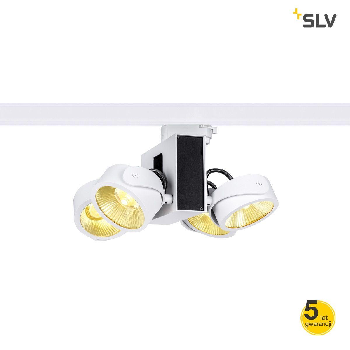 TEC KALU LED TRACK POCZWÓRNA BIAŁY 24°, DO SYSTEMU 3 FAZOWEGO | 1001430 ...