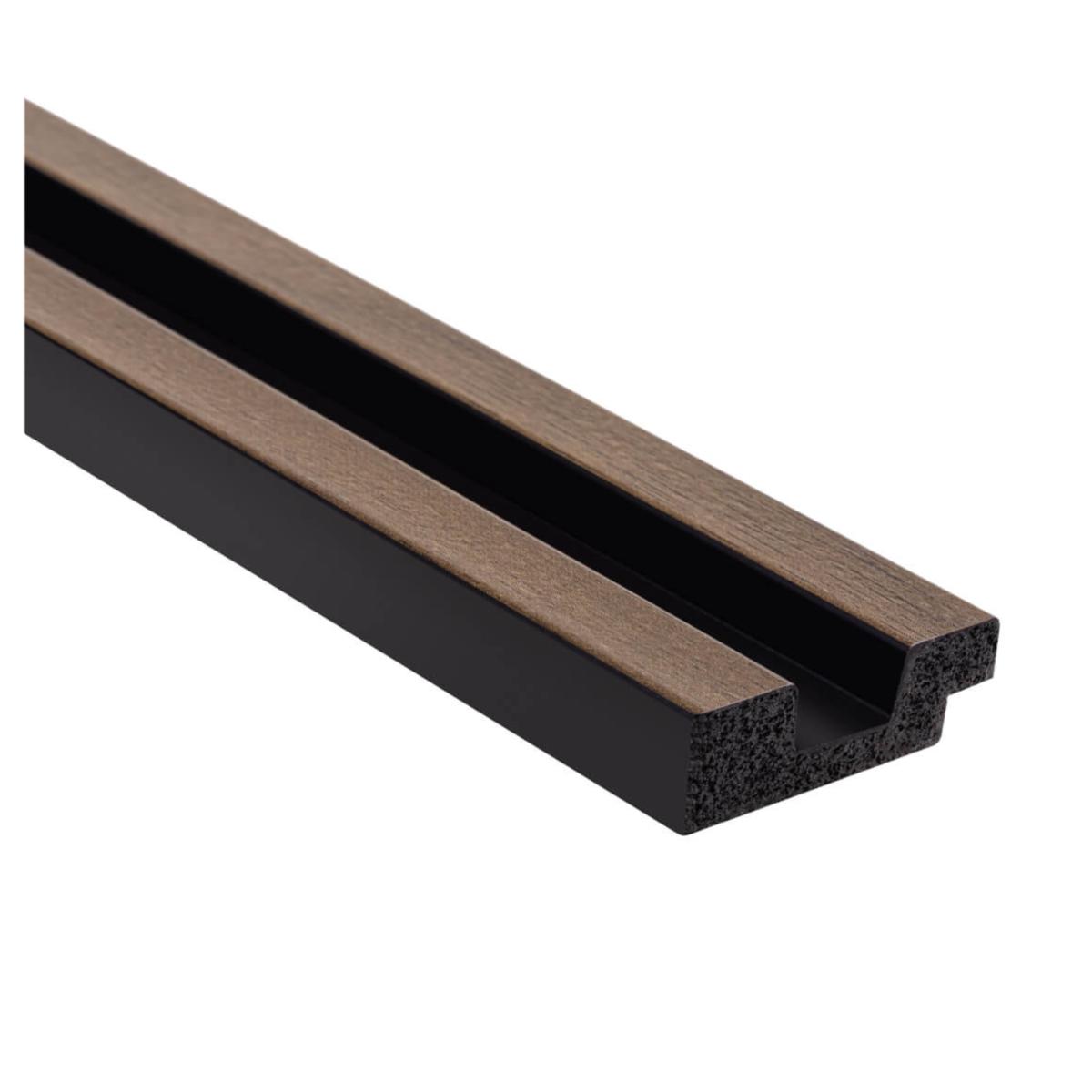 Left end of lamellas Dark Oak L0104L | 5901694452746 | Mardom Decor ...