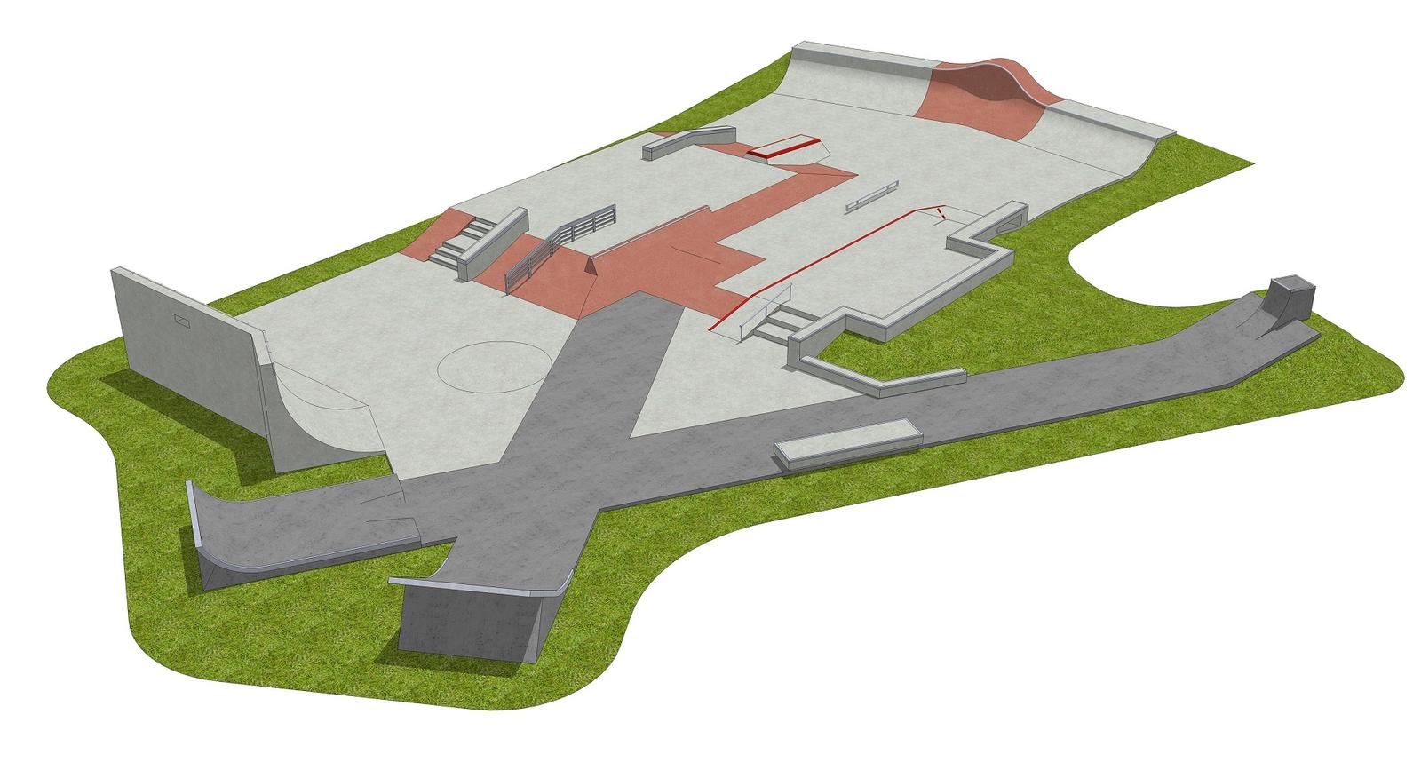 Skatepark 590 m2 | Skatepark 590 m2 | Grupa Techramps - ArchiUp.com - A ...