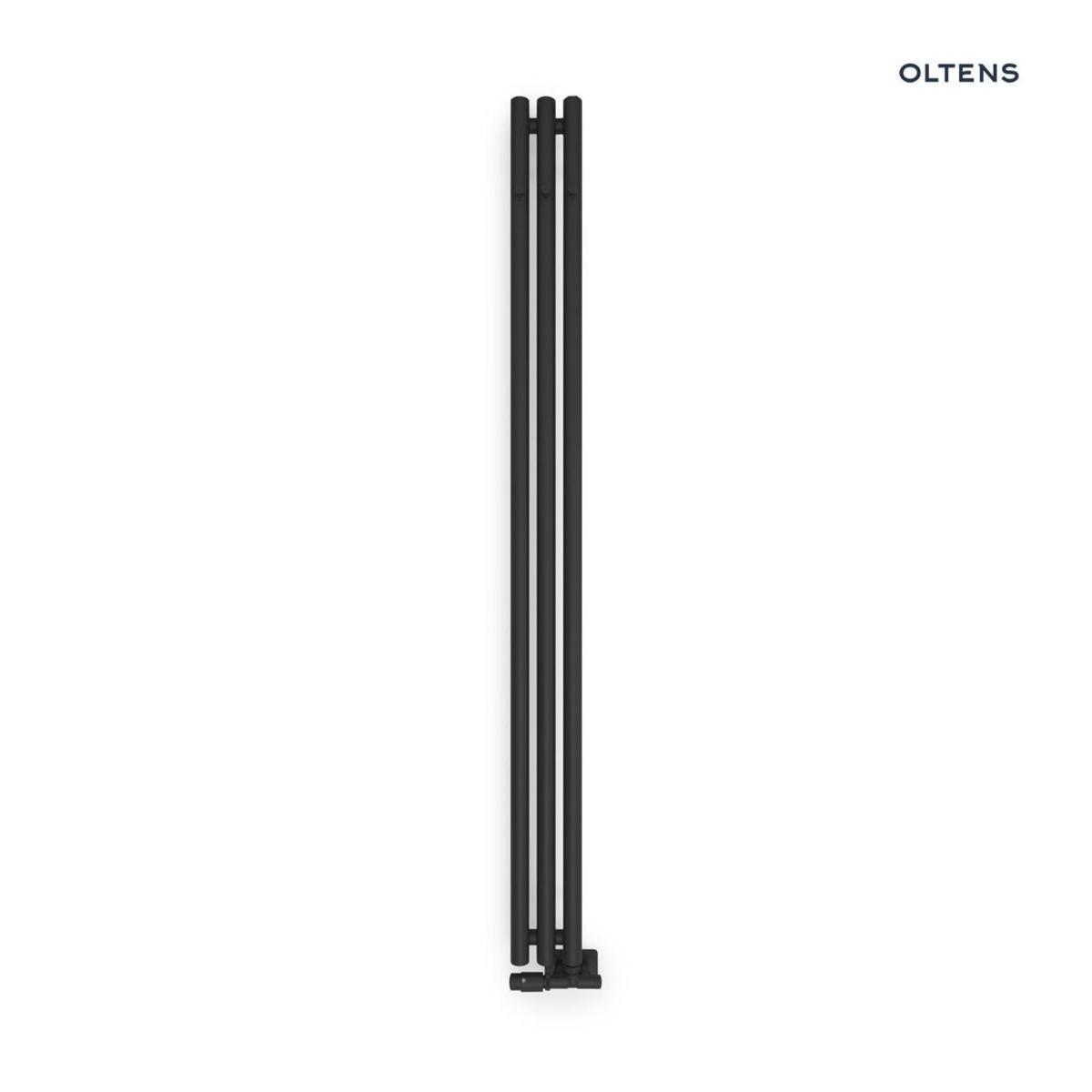 Oltens Stang grzejnik łazienkowy 180x15 cm czarny mat | 55011300 ...