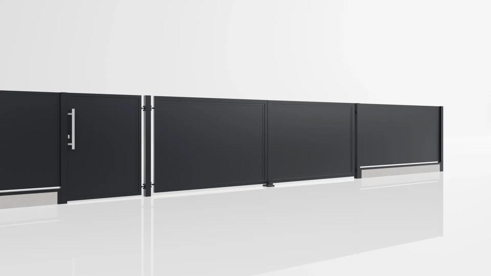 Modern Full Module Fence – Gate | HurtownikGroup Sp. z o.o. - ArchiUp ...